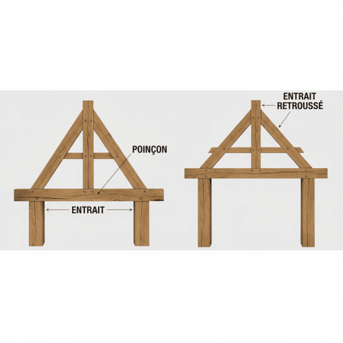 Entrait retroussé – Solution pour combles et charpentes - Meilleur Couvreur